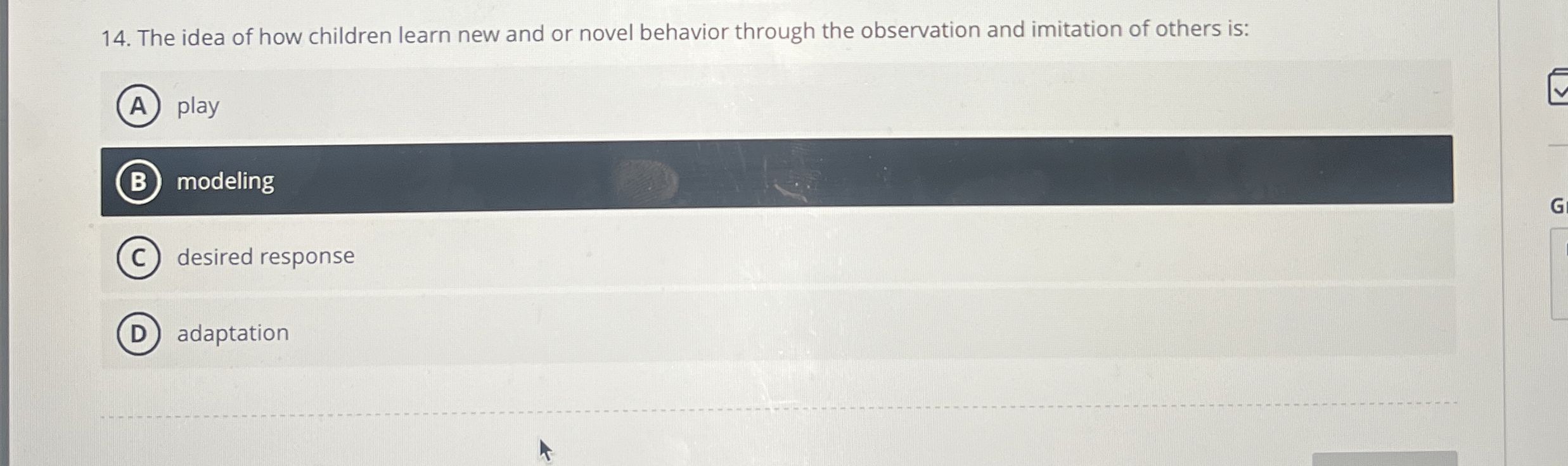 Solved The idea of how children learn new and or novel | Chegg.com