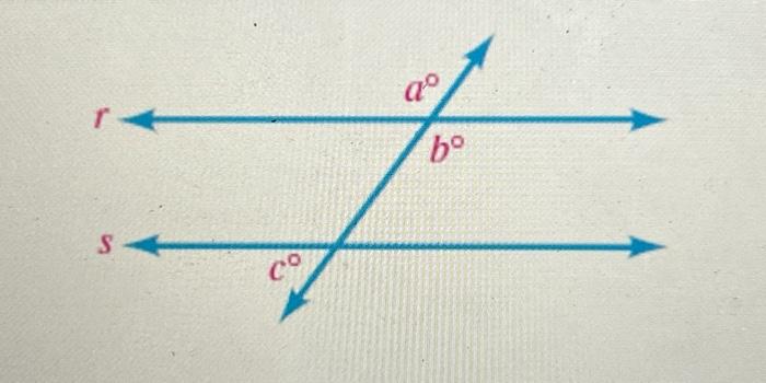 Solved in the illustration, r || s (read as "line r is | Chegg.com
