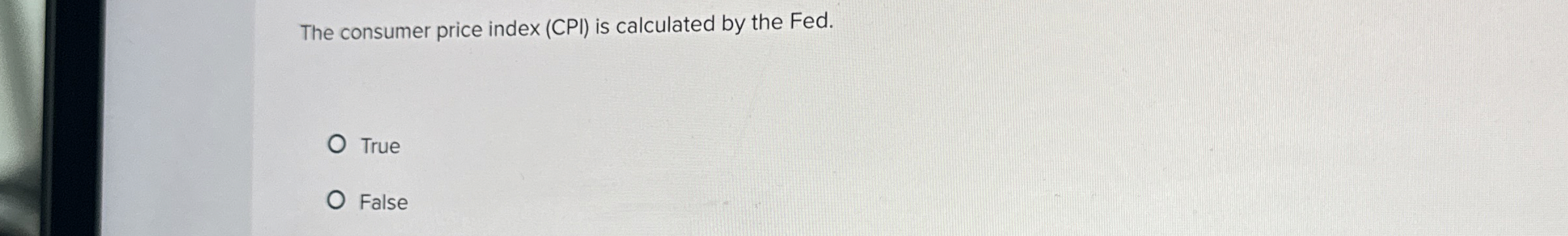 Solved The consumer price index (CPI ) ﻿is calculated by the | Chegg.com