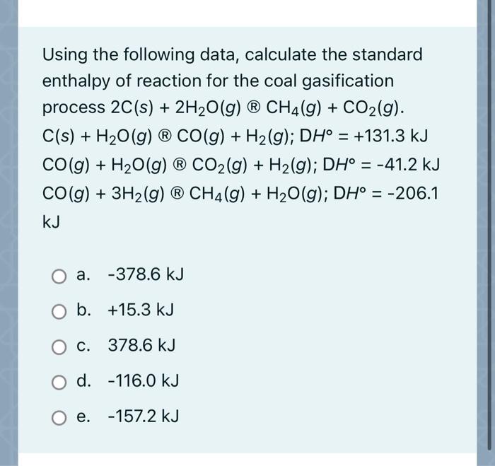 Solved Using the following data, calculate the standard | Chegg.com