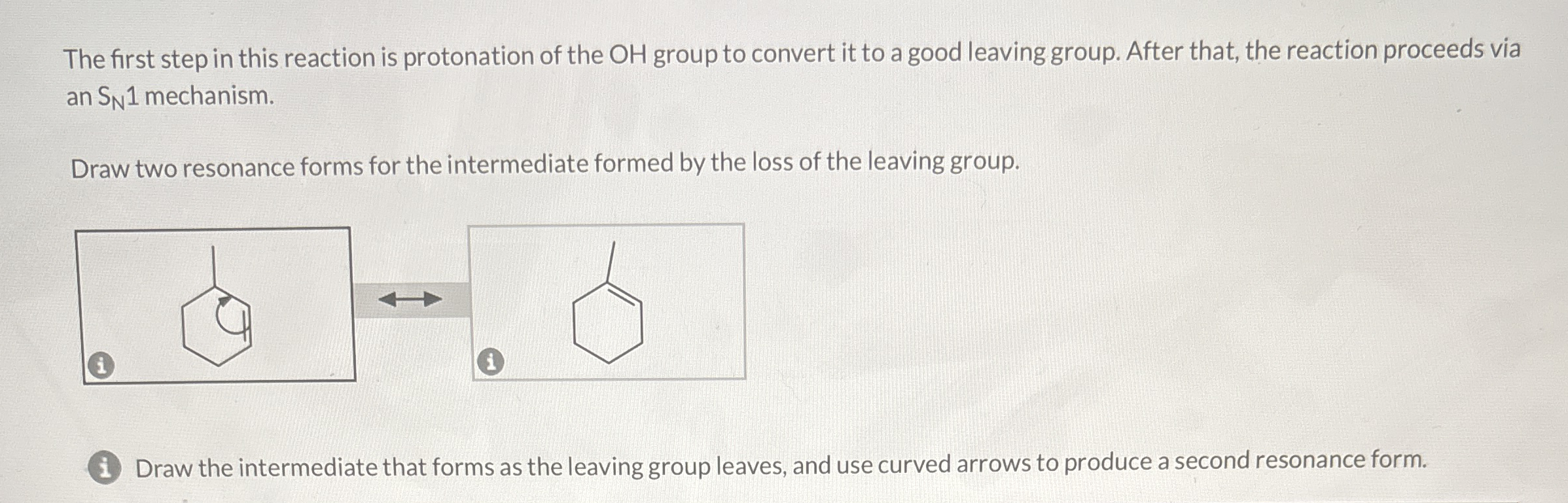 Solved by an EXPERT The first step in this reaction is protonation of the | Chegg.com