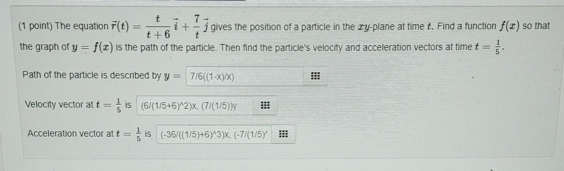 Solved Please Help I Dont Know How To Write Velocity At A