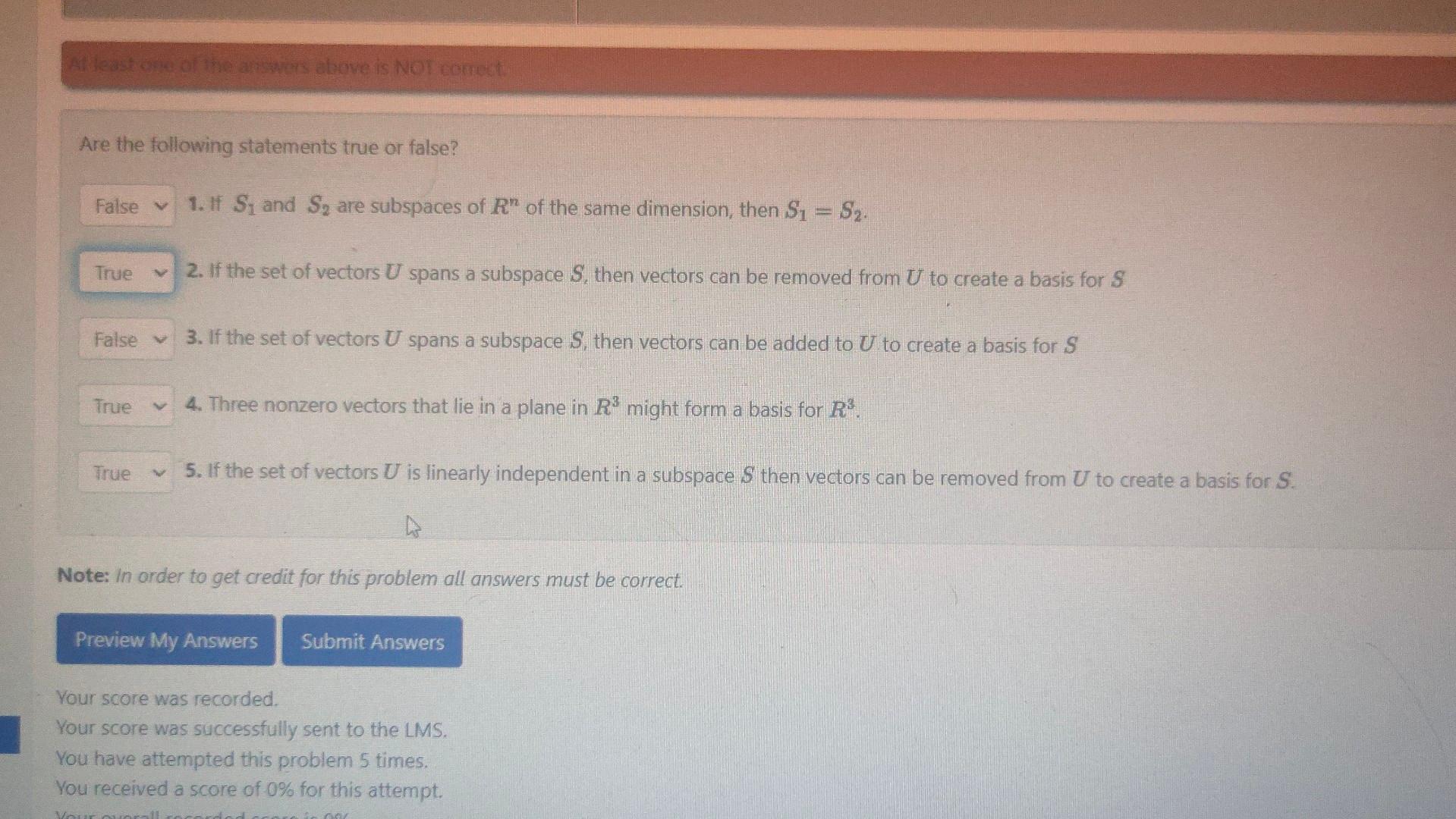 Solved Are the following statements true or false? 1. If S1 | Chegg.com