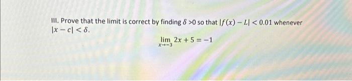 Limits - Show Work With Explanations - Do Not Use | Chegg.com