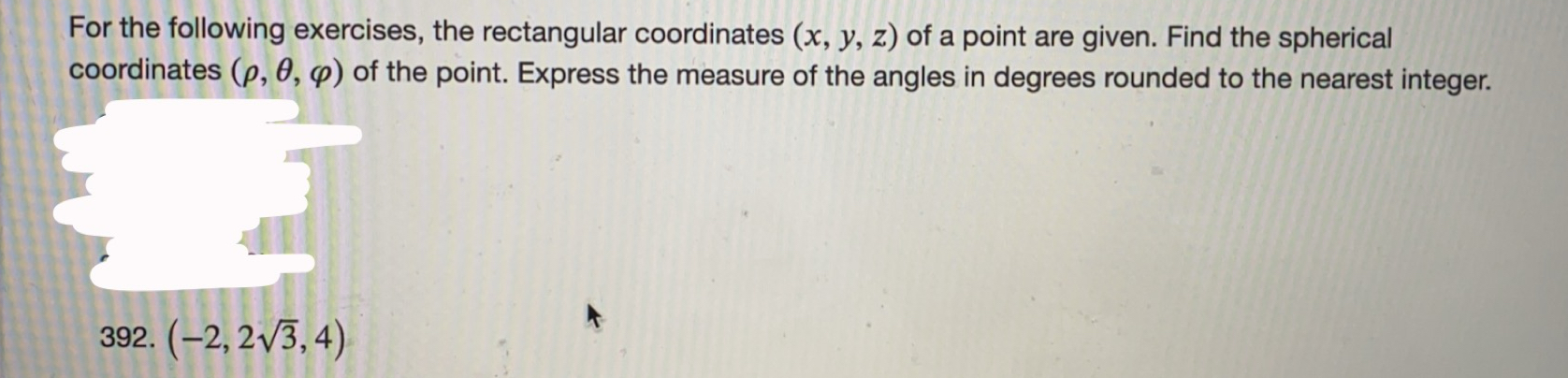 Solved For the following exercises, the rectangular | Chegg.com