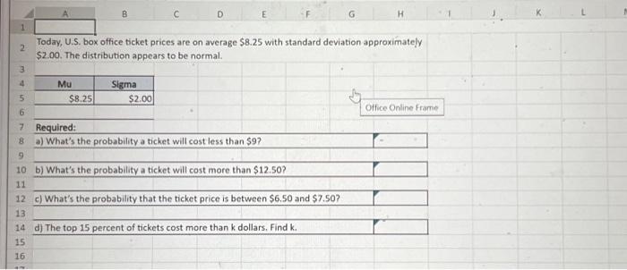 Solved PLEASE RESPOND AND GIVE ANSWER BY USING EXCEL FORMULA | Chegg.com
