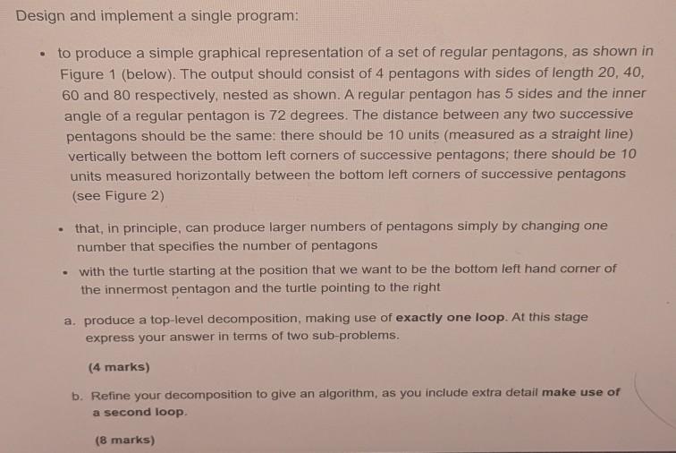 Solved Design And Implement A Single Program • To Produce A 5616