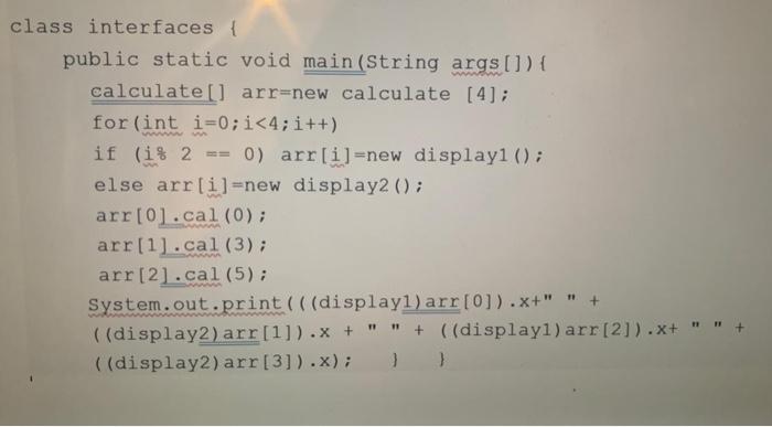 Solved class calculate { int VAR = 0; void cal(int item) { | Chegg.com