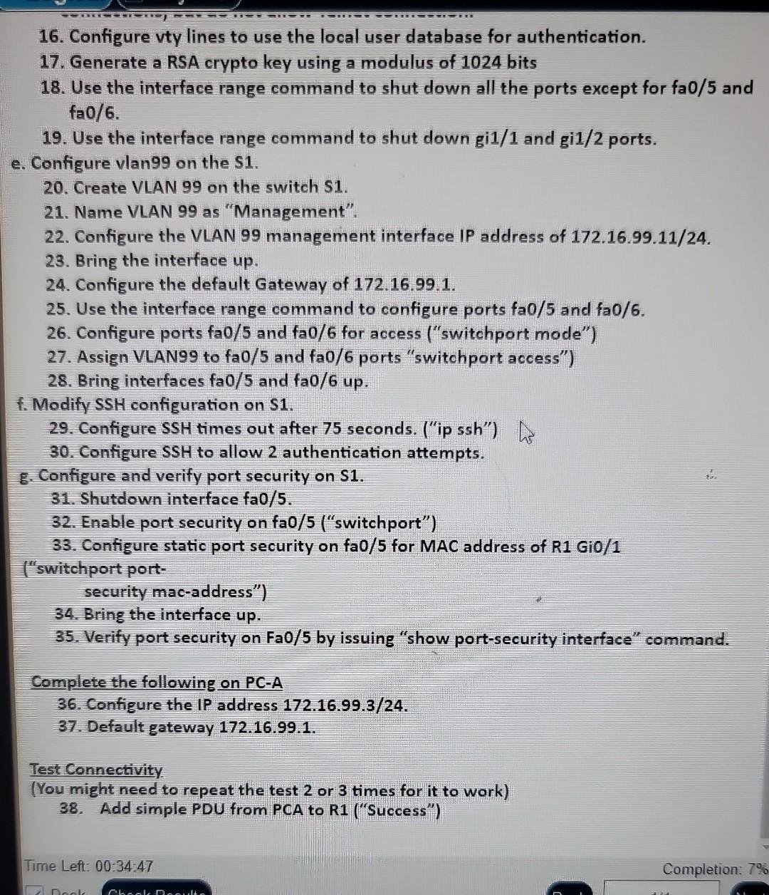 CIS 231 - Chapter 5 Skills Test Complete the | Chegg.com