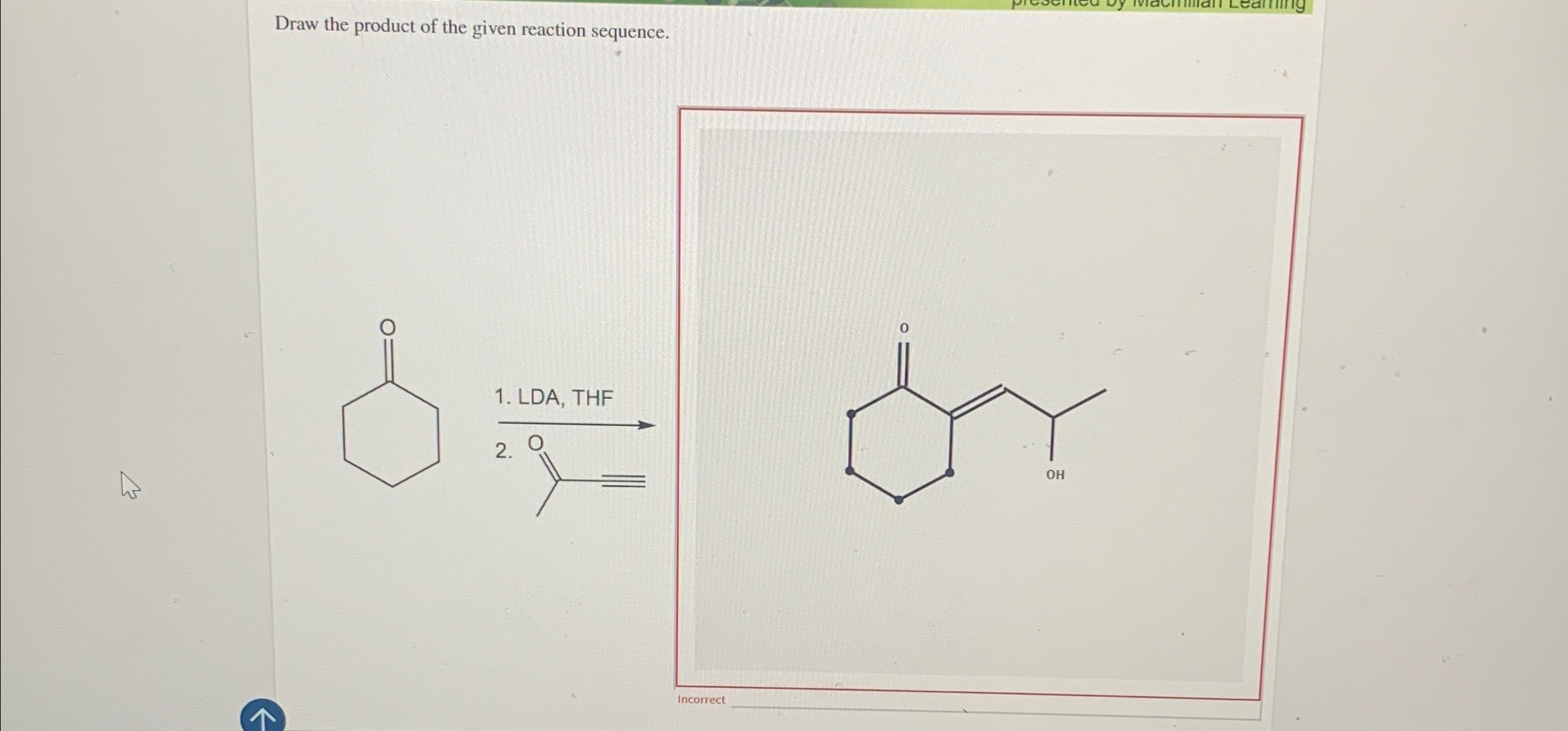 Solved Draw the product of the given reaction sequence. | Chegg.com