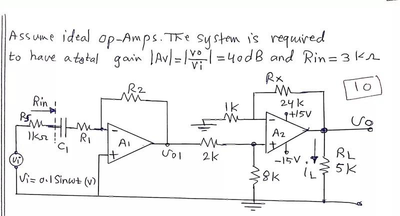 Solved Please solve fast Thank you When Rx is open ( Rx = | Chegg.com