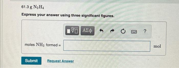 Solved Calculate how many moles of NH3 form when each | Chegg.com