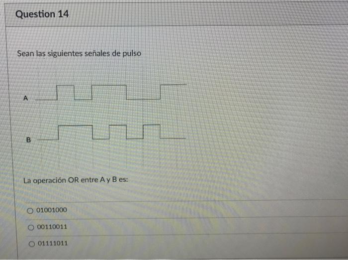 Solved Let the following pulse signals beThe OR operation | Chegg.com