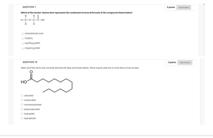 Solved QUESTION 1 5 points Save Aromet Which of the answer | Chegg.com