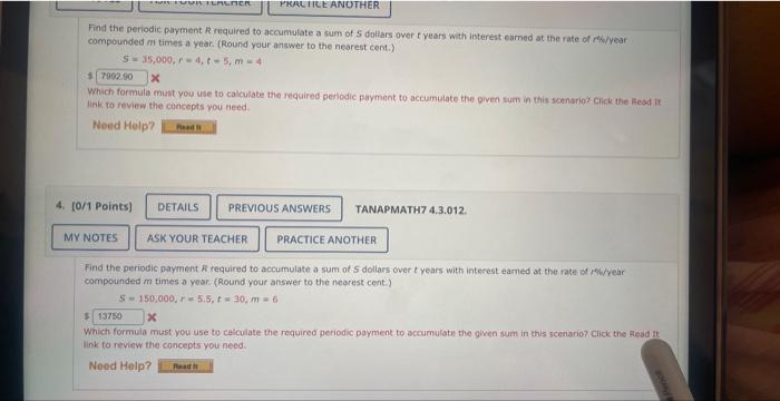 Solved Find the periodic payment R required to accumulate a | Chegg.com