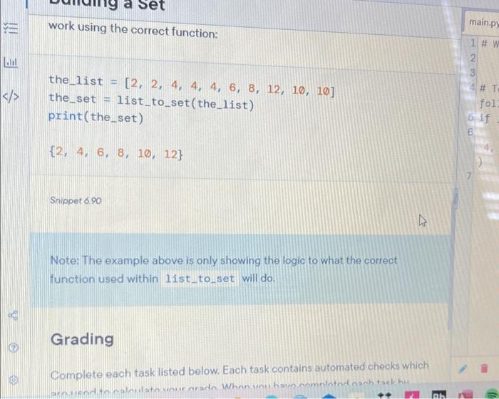 Solved Lab Activity 6.4: Building a Set 01 Building a Set | Chegg.com