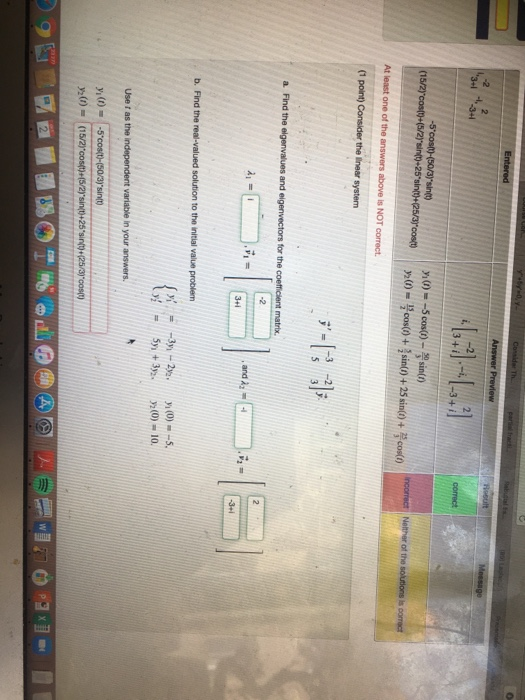 Solved yooray CTH Entered Answer Preview Result 3. Message | Chegg.com