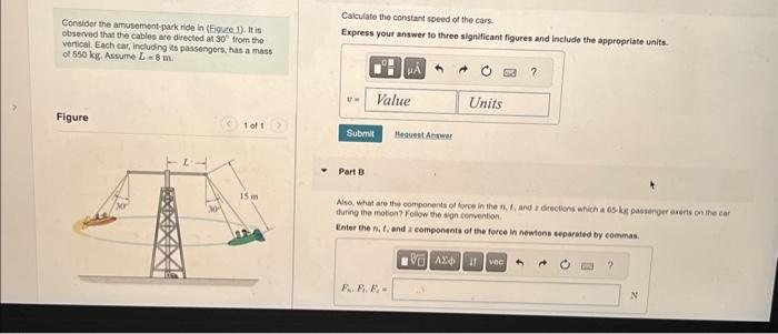 Solved Considor the amusement-park ride in (Equte -1). It is | Chegg.com