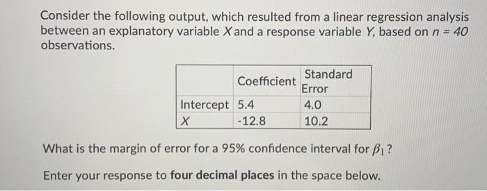 Solved Consider the following output, which resulted from a | Chegg.com