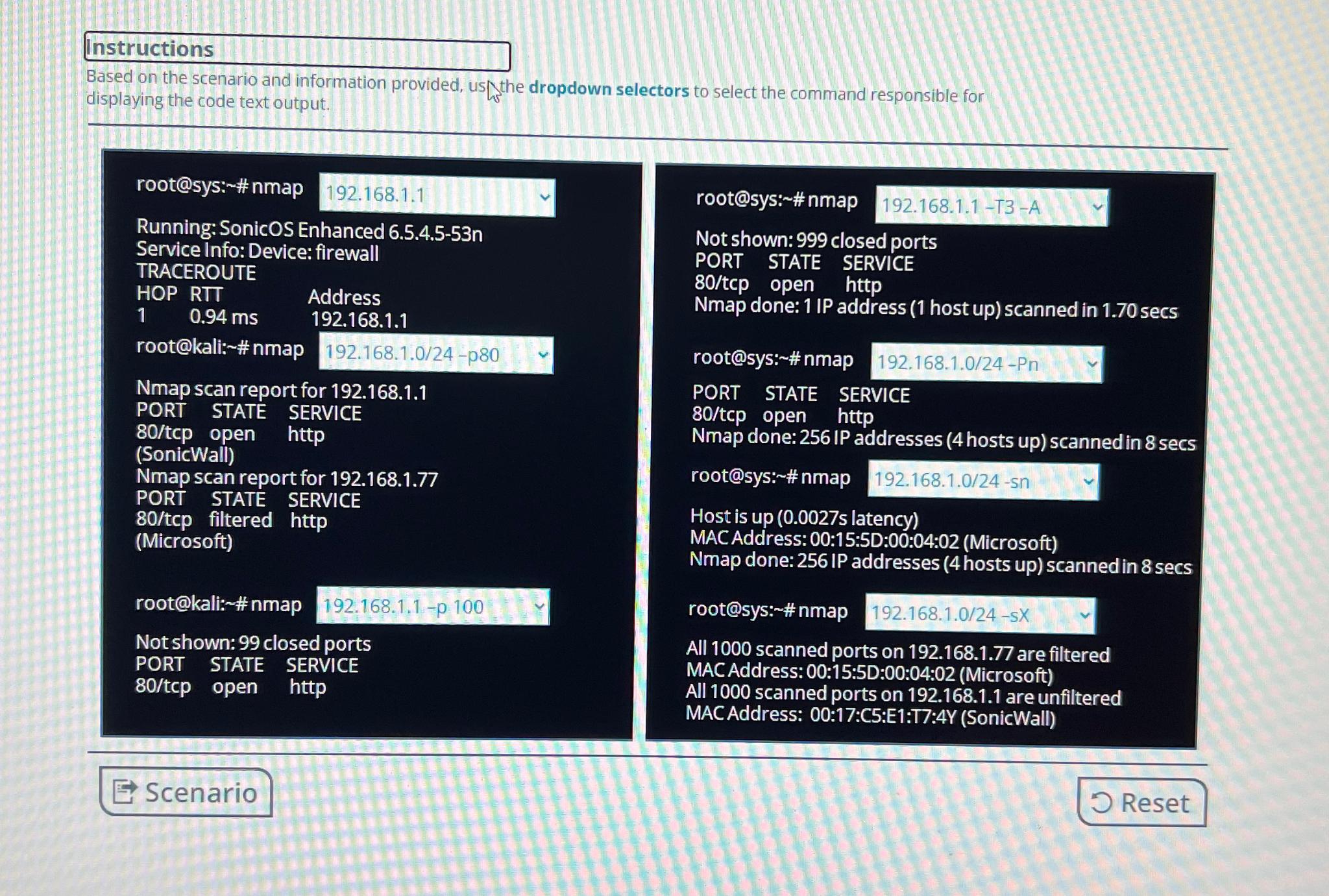 Solved InstructionsBased on the scenario and information | Chegg.com