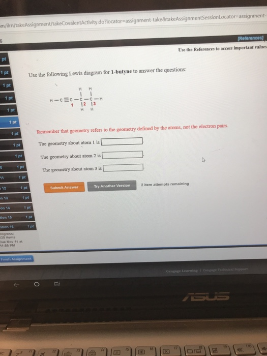 Solved /en/takeAssignment/takeCovalent Activity do locator | Chegg.com