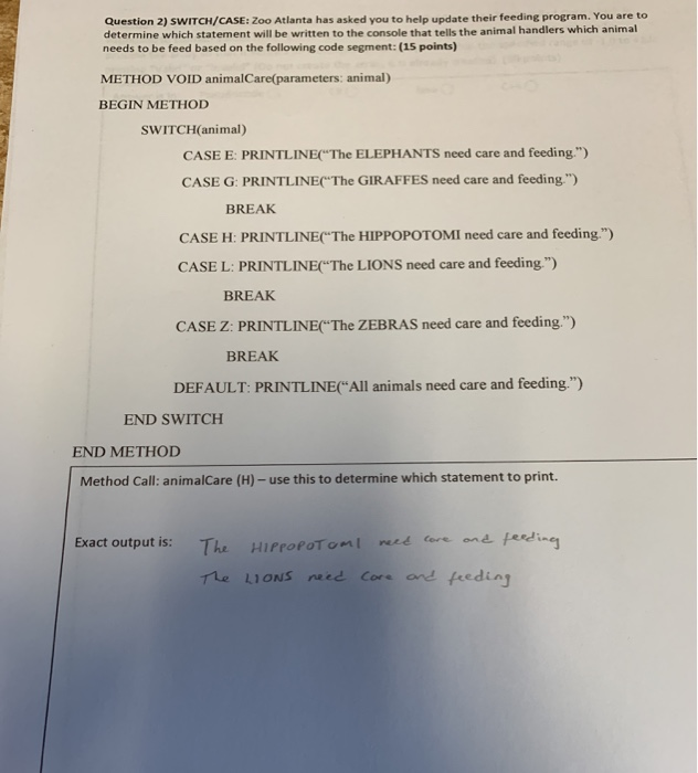 Solved Question 1) Warmup question: Write a function (and | Chegg.com