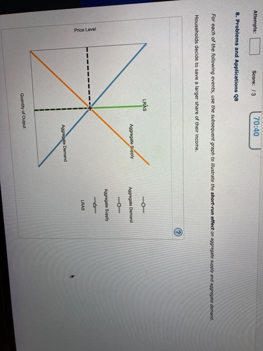 Solved Attempts: Score: 13 70:40 8. Problems and | Chegg.com