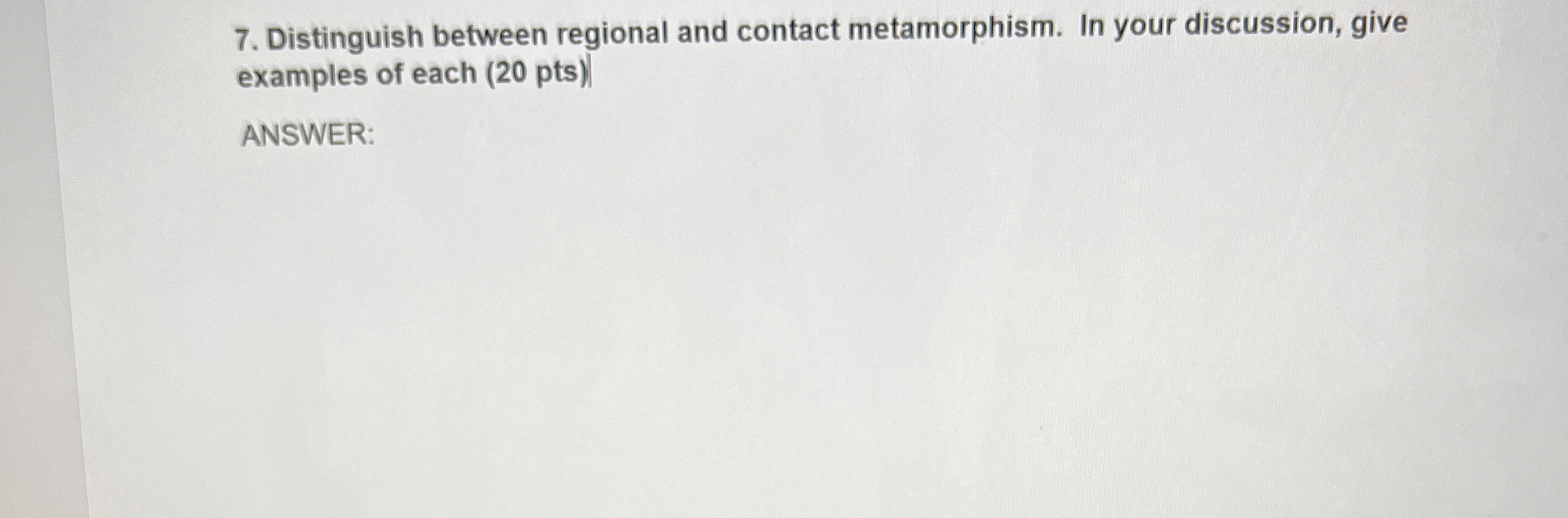 Solved Distinguish between regional and contact | Chegg.com