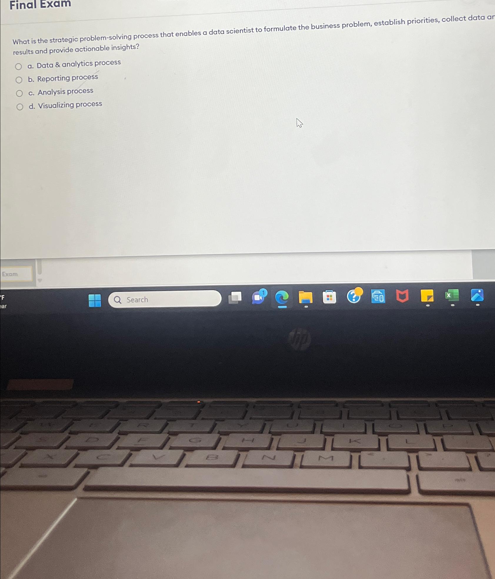 Solved Final ExamWhat is the strategic problem-solving | Chegg.com