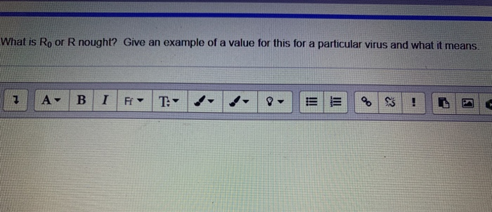 Solved What is Roor R nought? Give an example of a value for | Chegg.com