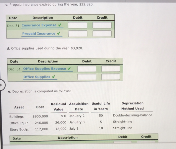 Solved Comprehensive Problem 3 Part 4: Note: You must | Chegg.com