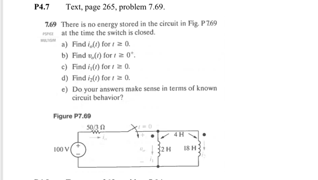 Solved Solve by 1st order transient not s domain | Chegg.com