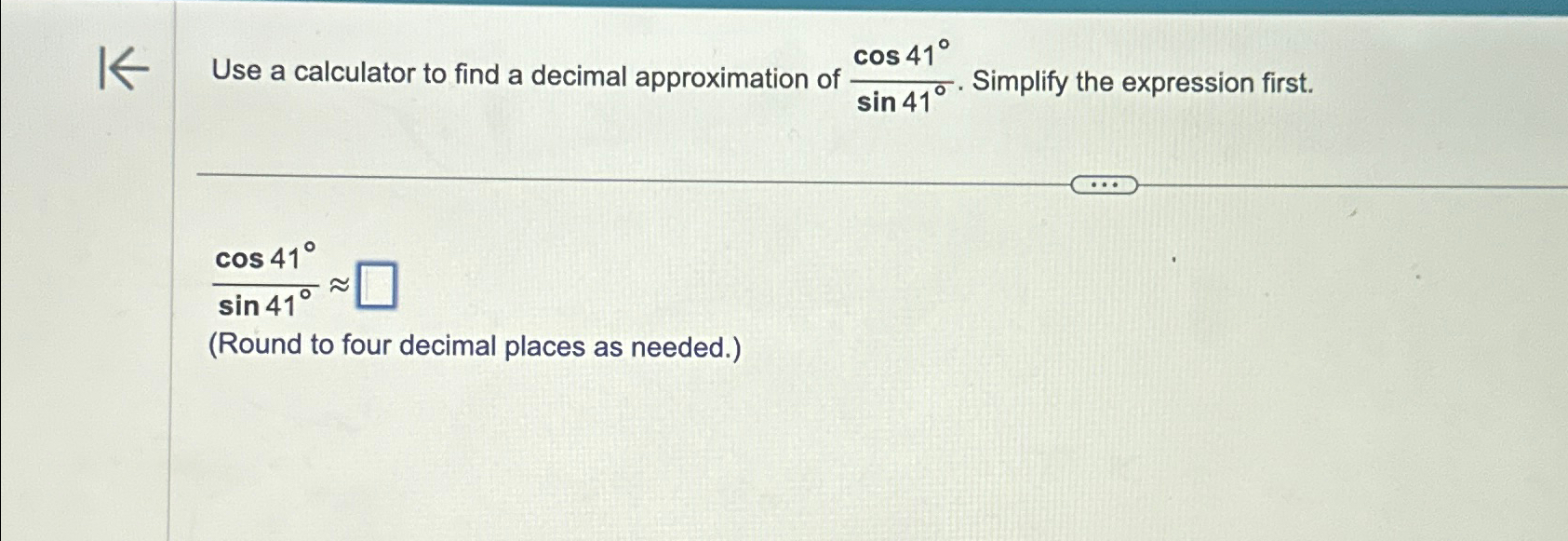 Solved Use a calculator to find a decimal approximation of | Chegg.com
