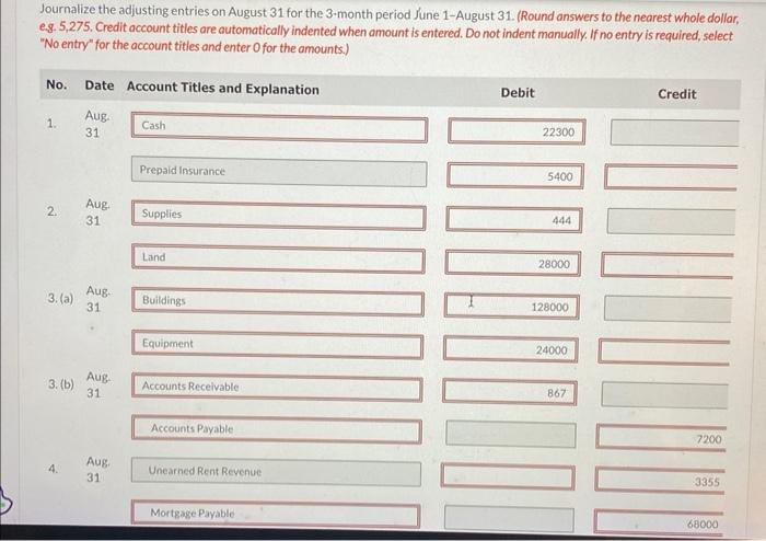 Solved Bonita Resort opened for business on June 1 with | Chegg.com