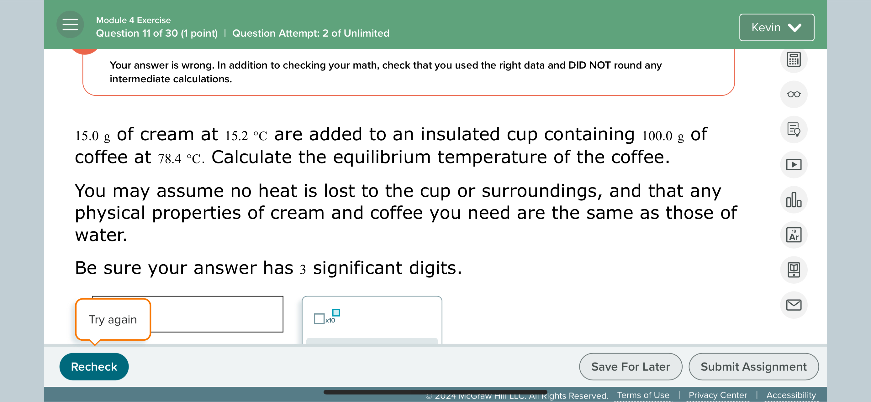 Solved Module 4 ﻿ExerciseQuestion 11 ﻿of 30 (1 ﻿point) | | Chegg.com