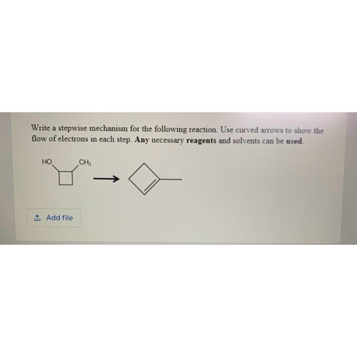 Solved Write a stepwise mechanism for the following | Chegg.com