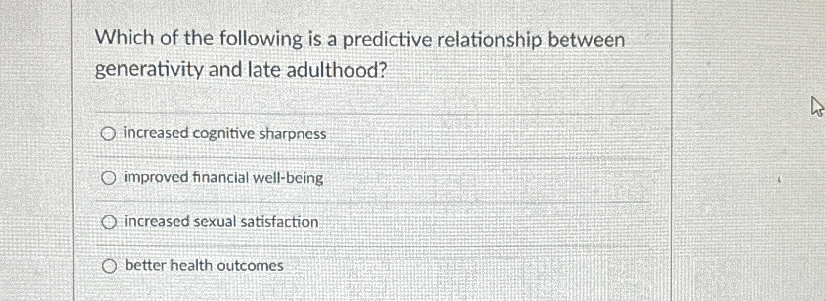 Solved Which of the following is a predictive relationship | Chegg.com
