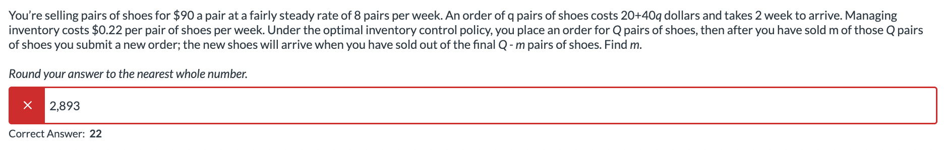 Solved You're selling pairs of shoes for $90 ﻿a pair at a | Chegg.com