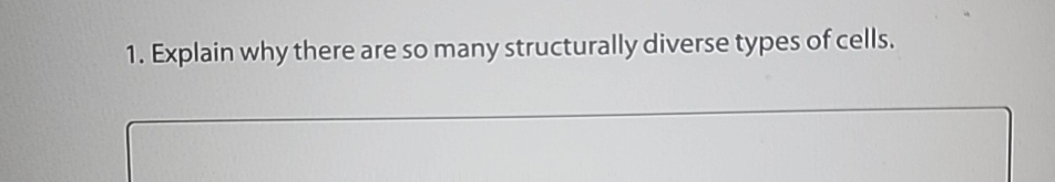 Solved Explain why there are so many structurally diverse | Chegg.com