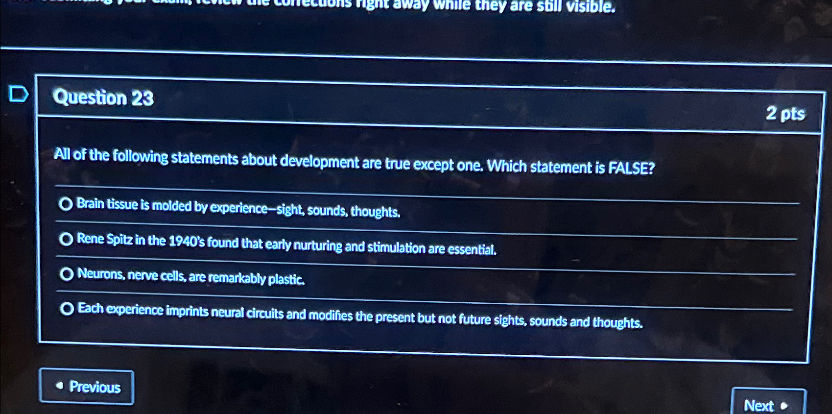 Solved Question 232 ﻿ptsAll of the following statements | Chegg.com