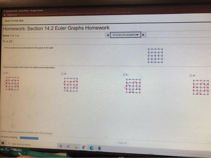 Dark Pelose Chim Math 113 Fall 2020 Homework: Section | Chegg.com