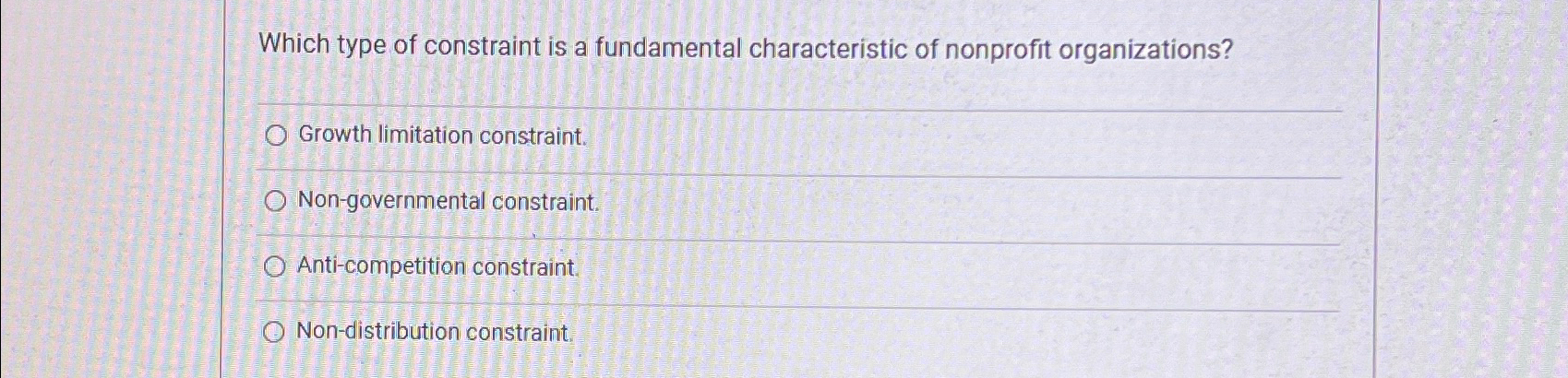 Solved Which type of constraint is a fundamental | Chegg.com