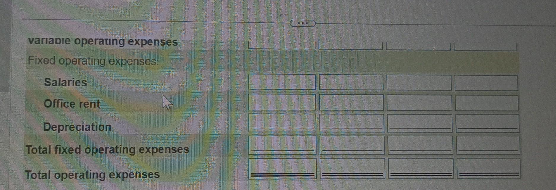 Solved Davis Corporation is preparing its operating expenses | Chegg.com