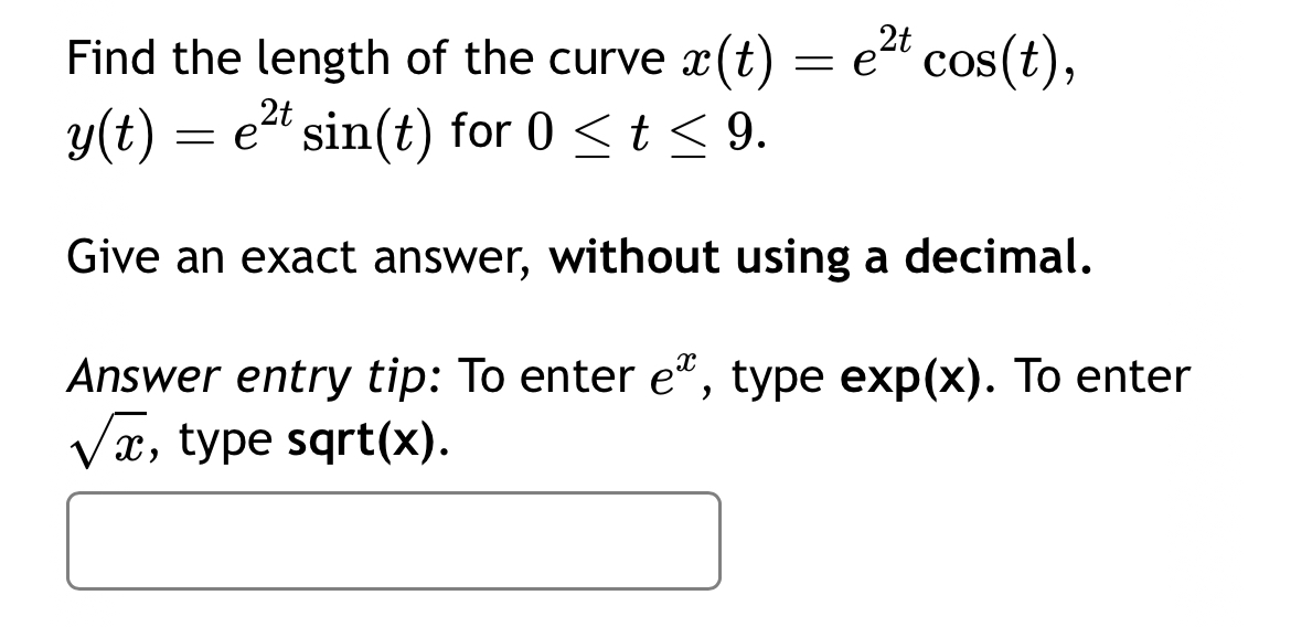 Solved Find the length of the curve | Chegg.com
