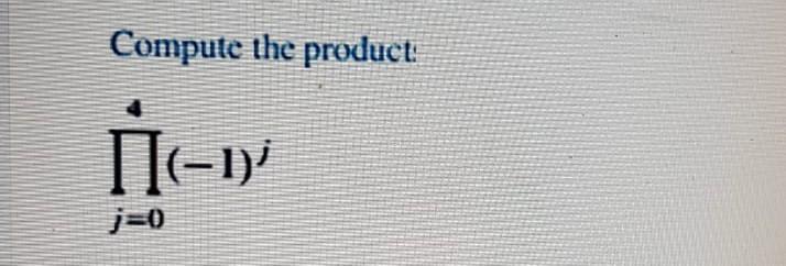 Solved Compute the product [(-1) | Chegg.com