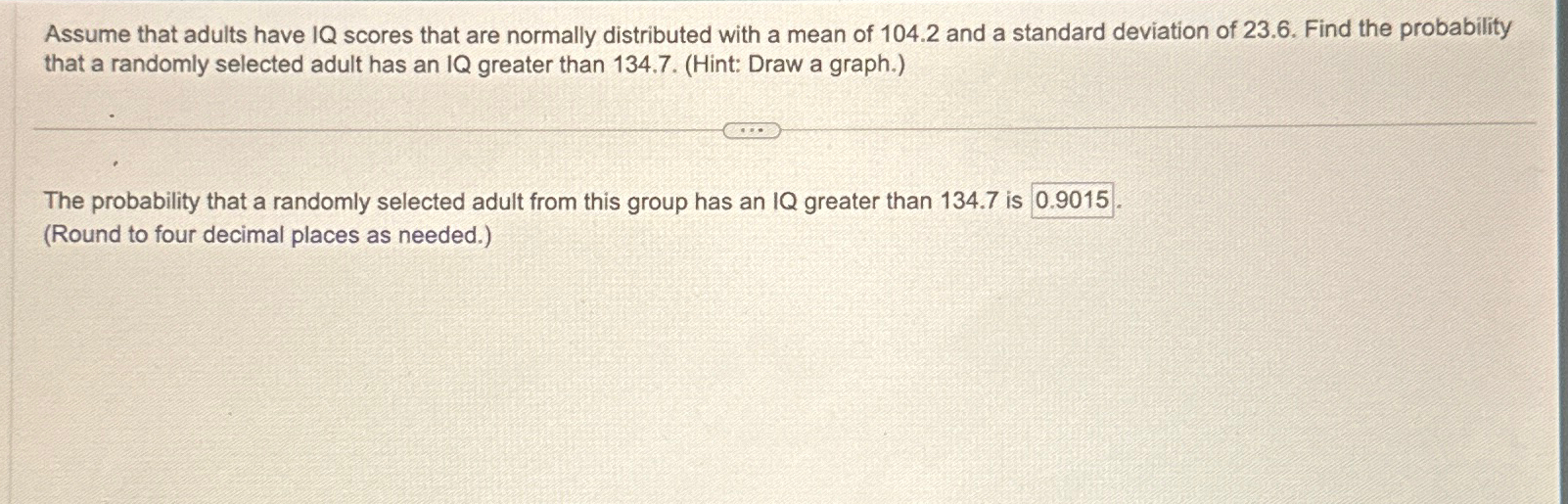 Solved Assume that adults have IQ scores that are normally | Chegg.com