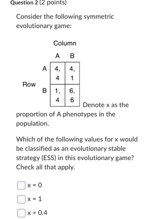 Solved Question 1 (2 points) Consider the following | Chegg.com Solved Question 1 (2 points) Consider the following | Chegg.com