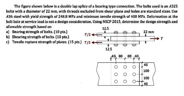 Solved The figure shown below is a double tap splice of a | Chegg.com