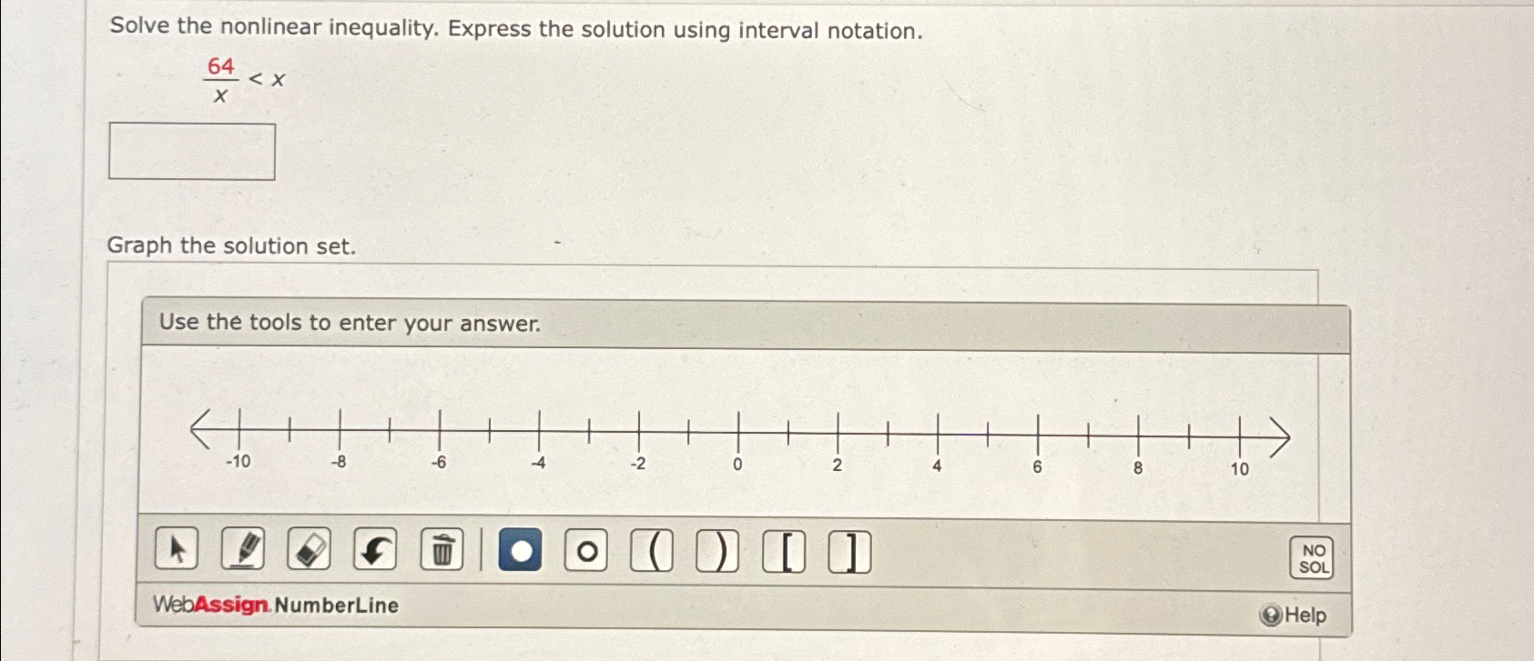 Solved Solve the nonlinear inequality. Express the solution | Chegg.com