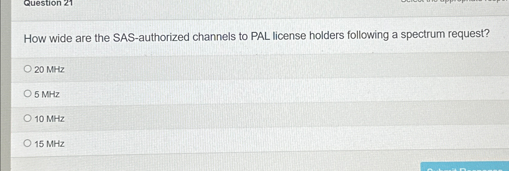 Solved Question 21How wide are the SAS-authorized channels | Chegg.com